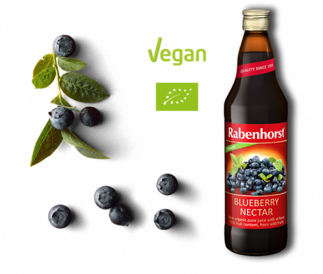 Rabenhorst Organic Wild Blueberry Nectar Juice Singapore
